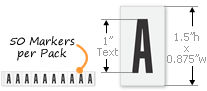 Adhesive Letters and Numbers for Outdoors