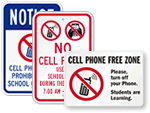 No Cell Phone Use In This Classroom Sign - Ships Fast, SKU: S2-0359