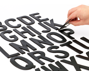 Convenient Kits of Reflective, Magnetic or Vinyl Die-Cut Numbers & Letters