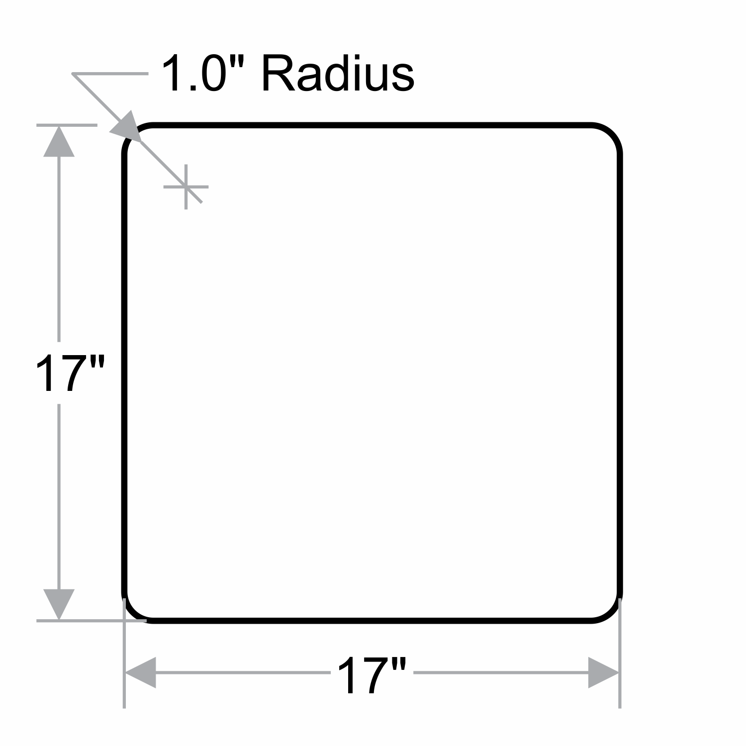 Upload Your Own Art Custom Square SlipSafe Floor Sign, SKU: SF-3110