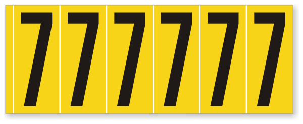 Mailbox Number Stickers - Reflective Numbers for Your Mailbox
