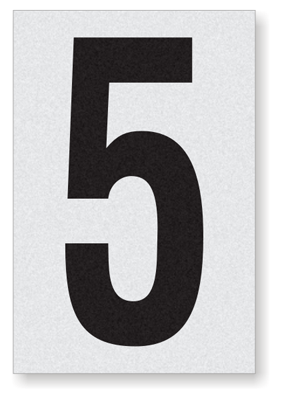 Mailbox Number Stickers - Reflective Numbers for Your Mailbox