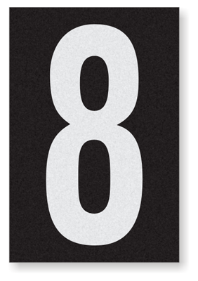 Mailbox Number Stickers - Reflective Numbers for Your Mailbox