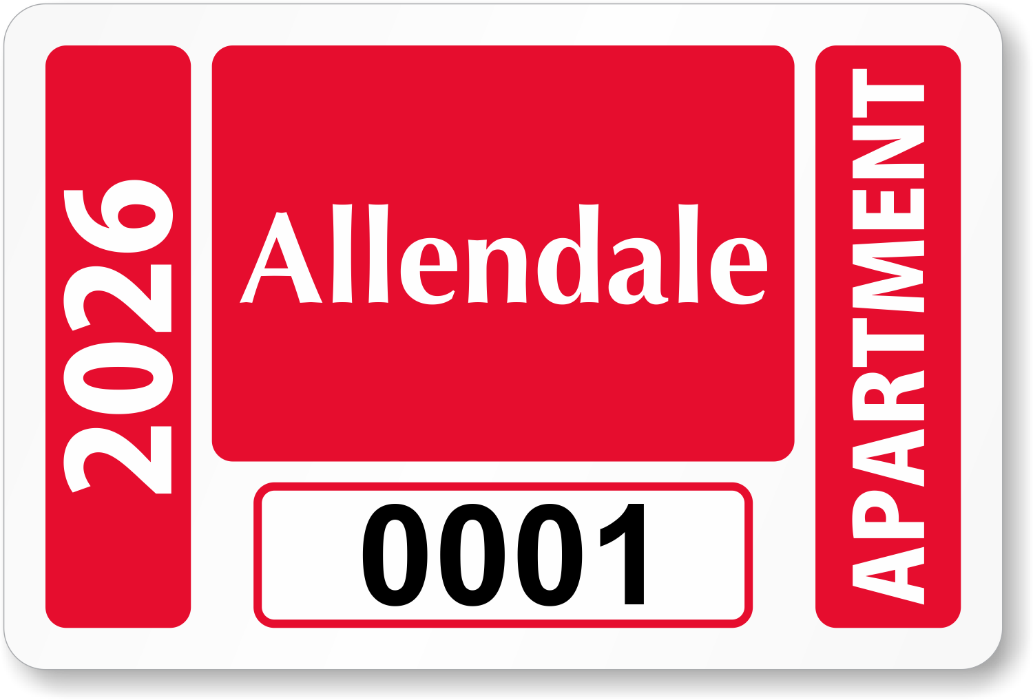 parking decal