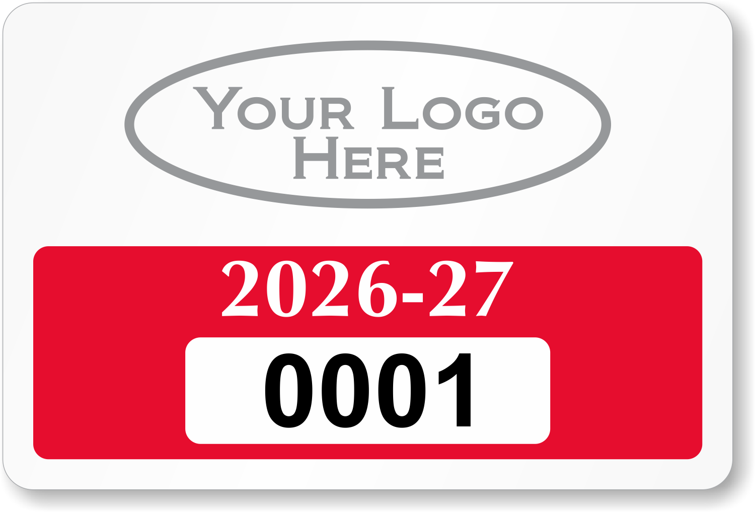 parking decal