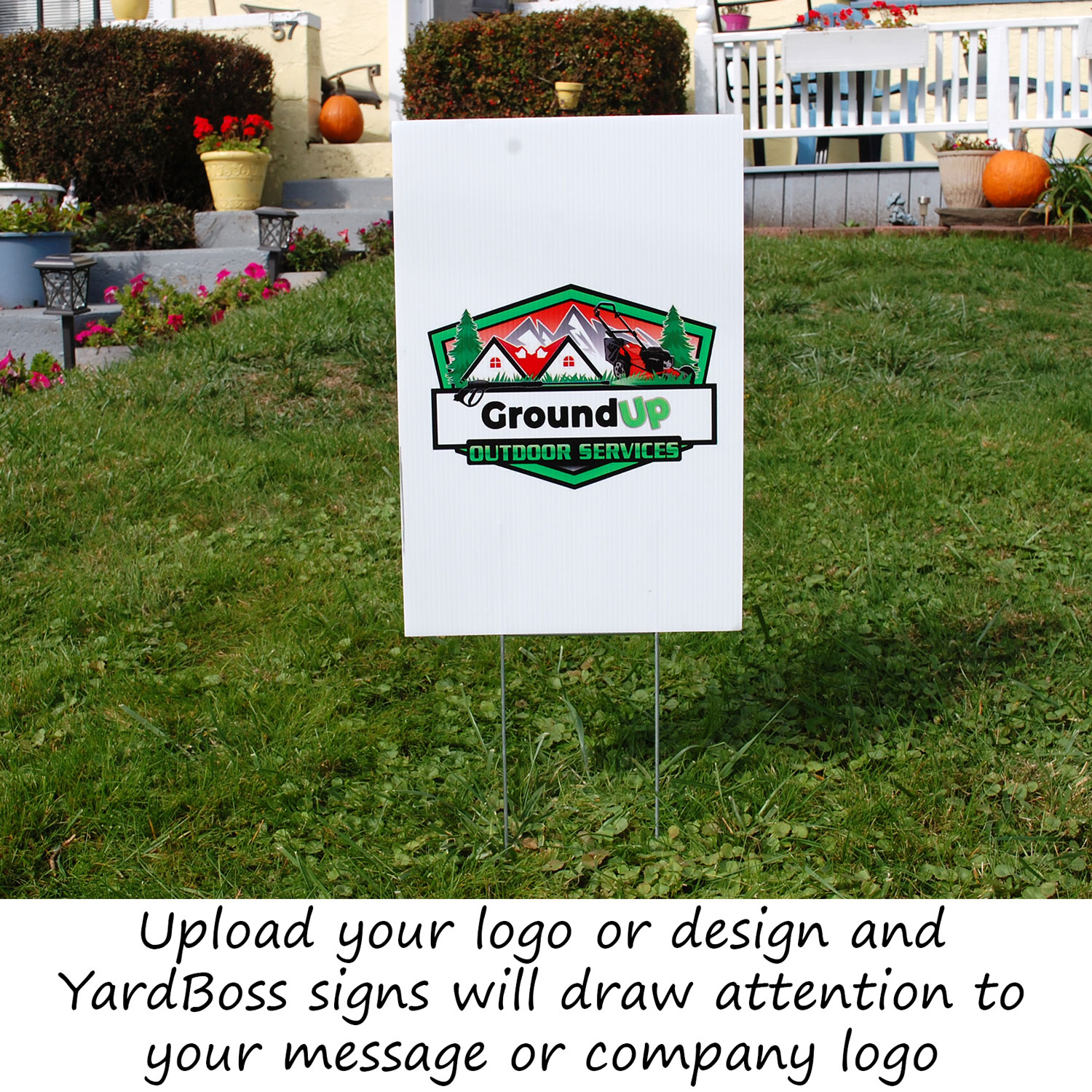 Upload Your Own Art Custom Sign and H-Stake Kit