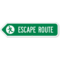 Escape Route Sign, SKU: K2-4941
