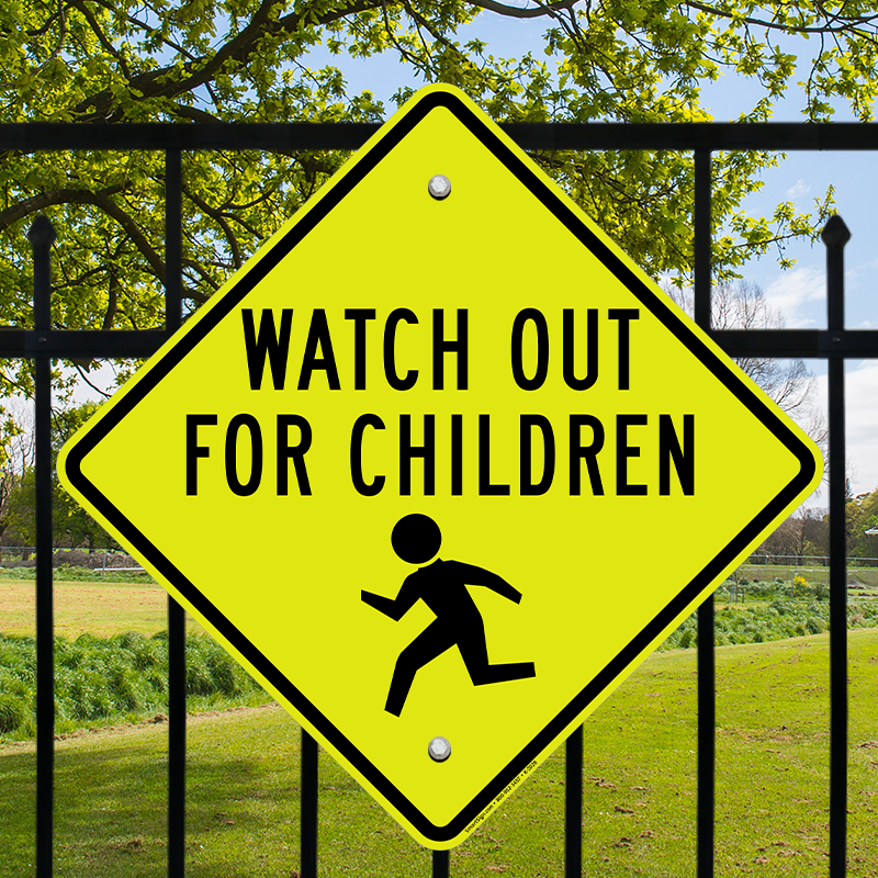 Watch Out For Children Signs SKU K 2029
