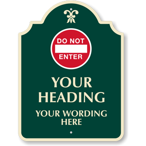 Custom Metal Decorative Signs | SmartSign