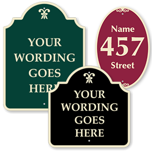 Custom Engraved Signs – Customize from over 40 different sizes