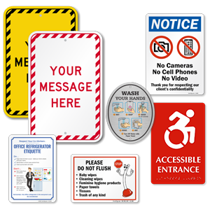 Free Custom Signs | Free Emergency & No Cell Phone Signs